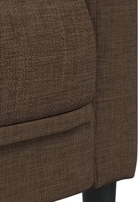 3dílná sedací souprava hnědá textil 3209237