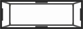 Konzolový stolek průhledný 100 x 35 x 75 cm tvrzené sklo 322811