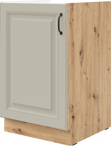 Kuchyňská linka STILO ac | 120 + 230 cm | PREMIUM BOX zásuvky | UNI dvířka | artisan/světle šedá