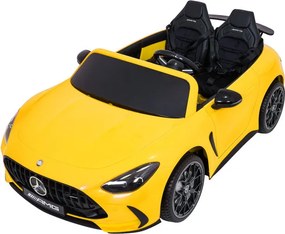 Elektrické autíčko Mercedes Benz GT63 AMG žluté