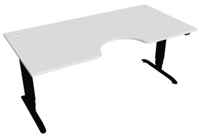 Hobis Motion Elektr. nastavitelný stůl 180x90 - HOBIS ERGO MOTION MSE 3 1800 Dekor stolové desky: bílá, Barva kovové podnože: černá