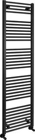 Aqualine Direct otopné těleso rovné boční připojení 450 x 1680 mm černá mat ILR64B