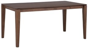 Jídelní stůl tmavé dřevo 160 x 90 cm LOTTIE Beliani