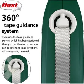 Flexi Comfort Plus L pásek 5m zelené / Vodítko