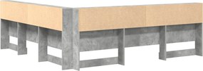 Úložné čelo postele Betonově šedá Kompozitní dřevo 3335512