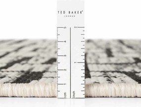 Ted Baker, Kusový koberec Ted Baker Haringey 106387 Black White kruh, 200x200, černobílá, chodba / předsíň
