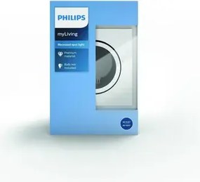 Philips Donegal 55W lesklý chrom / Podhledové svítidlo / GU10 / bez zd