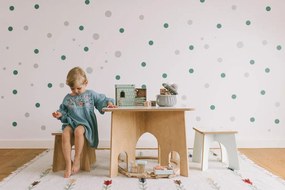 Myminihome Dětský dřevěný stůl RONDO Zvolte barvu: Modrá