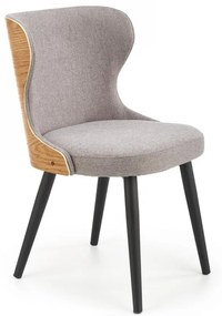 Designová židle Naly šedá