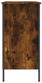Botník kouřový dub 100 x 35 x 70 cm kompozitní dřevo - Default Title