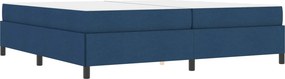 Postel s boxspringem Modrá 200 x 200 cm textil 3398891