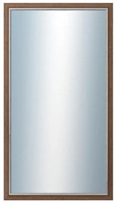 DANTIK - Zarámované zrcadlo - rozměr s rámem cca 50x90 cm z lišty TAIGA hnědá (3107)