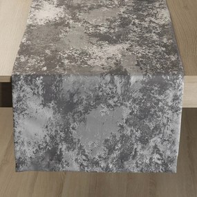 Ubrus Veba CARLO Awake obálkový lem šedá Velikost: 40x180 cm