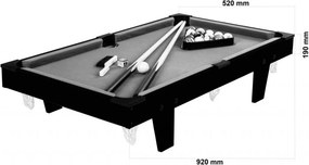 Tuin 40440 Mini kulečník pool s příslušenstvím 92 x 52 x 19 cm - světlý