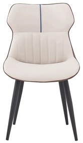 Jídelní židle Rosel (béžová + hnědá). 1034336