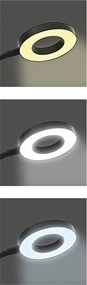 Ecolite Černá LED stolní nabíjecí lampička Mila 8W LU15A-CR