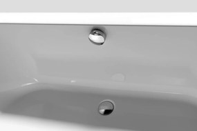 Polysan LEVANA obdélníková vana 170 x 80 x 39 cm bílá 71745