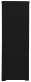 Petromila Kancelářská skříň černá 90 x 46 x 134 cm ocel