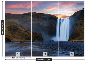 Fototapeta Vodopád Skogafoss 104x70