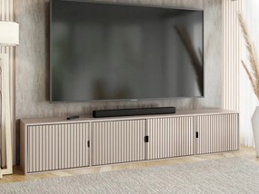 TV skříňka ELI 4 kašmír uzavřená TV skříňka s policí