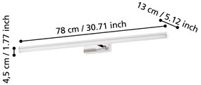 Eglo 97083 - LED Koupelnové osvětlení zrcadla VADUMI 1xLED/14W/230V IP44