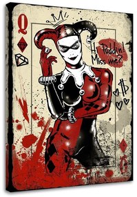 Gario Obraz na plátně Figurka Harley Quinn - DDJVigo Rozměry: 40 x 60 cm
