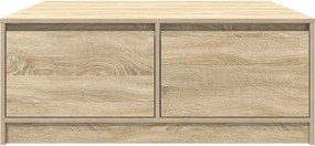 Konferenční stolek se zásuvkami Sonoma Dub 100x100x40 cm 3328401