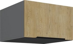 CREMONA ac | horní skříňka 60 NAGU-36 1F výklopná | 60 cm | HLUBOKÁ | antracit/cremona