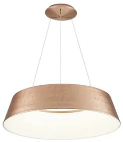 Designový lustr Emma 60 Cct zlatá s dálkovým ovládáním