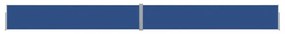 Zatahovací boční markýza 140x1200 cm Dekorhome Modrá