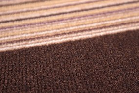 Associated Weavers, Protiskluzový běhoun na míru Carnaby 41, šíře 80 cm, hnědá, chodba / předsíň