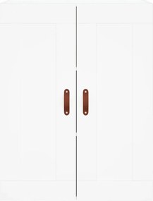 Skříň highboard bílá 69,5 x 34 x 180 cm kompozitní dřevo 3199913