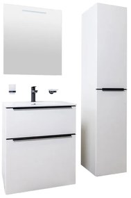 Mereo Mereo, Mailo, koupelnová skříňka 81 cm, černé madlo, Multidecor, CN591SBLSW1