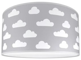 LAMPDAR Dětské stropní svítidlo CLOUDS GREY 2xE27/60W/230V šedá SA0661