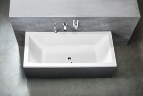 Aqualine Aqualine, NISA obdélníková vana 180x80x41cm, bílá, A1880