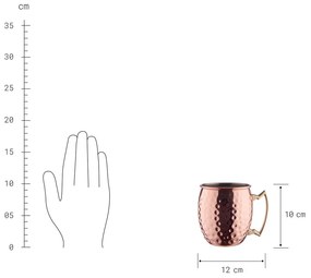 Butlers MOSCOW MULE Hrnek tepaný 470 ml