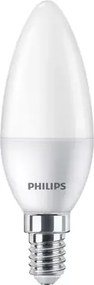 Philips LED žárovka E14 svíčka 40W 2700K, 4 ks / Žárovka / Plast / Ene