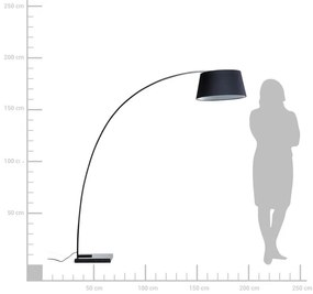 Moderní stojací lampa černá - BENUE