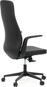 Kancelářské křeslo KA-T8325 BK, synchronní mechanismus, černá ekokůže (66 x 62) cm