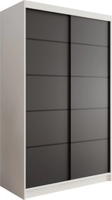 ADRK Furniture Posuvná skříň Lizi 120 SW-LIZ-120-WB