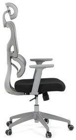 Autronic Kancelářská židle KA-K2081 Barva opěráku: Šedá
