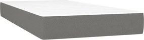 Box spring postel s matrací tmavě šedá 120x190 cm textil 3269868