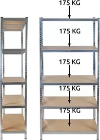 Skladový regál 220x100x45 Malatec 23766