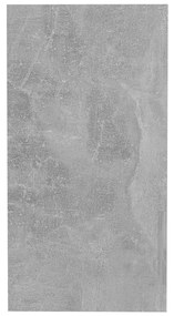 Odkládací stolek betonově šedý 50 x 26 x 50 cm dřevotříska - Default Title