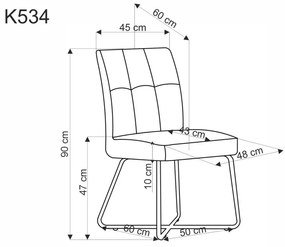 Jídelní křeslo K534 Halmar