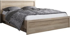 Postel s úložným prostorem, 140x200, dub sonoma, JESI NEW Kondela 0000408046