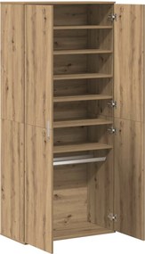 Vysoký bufet 80 x 39 x 178 cm Kompozitní dřevo Dub artisan 3365571