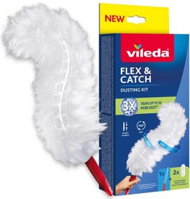 Vileda Prachovka Flex&Catch s krátkou rukojetí