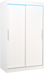 ADRK Furniture Posuvná skříň s LED osvětlením COLLIN 120 SW-COL-W-120+L-V001