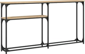 vidaXL Konzolový stolek 145 x 22,5 x 75 cm kompozitní dřevo [834096] Barva: šedá sonoma